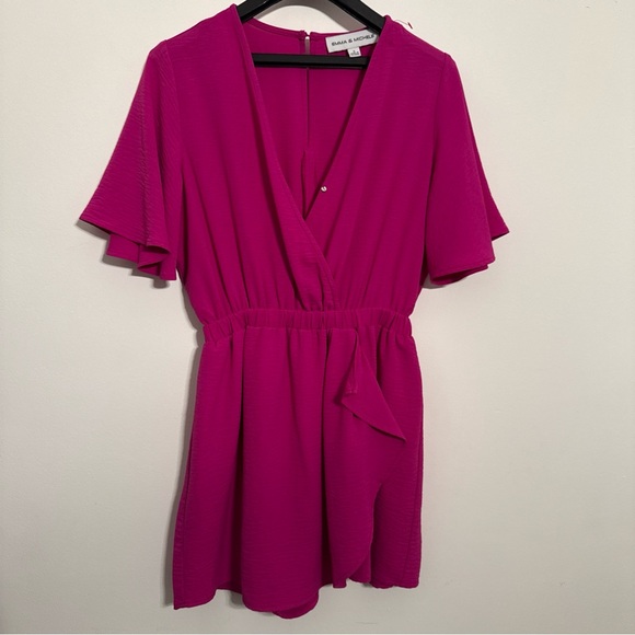 Emma & Michele | Pants & Jumpsuits | Emma Michele Pink Jumpsuit | Poshmark